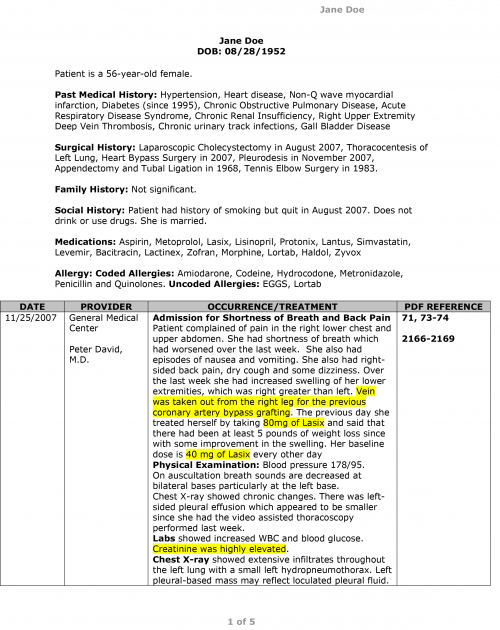 Medical Records Summarization Services – DeliverDox